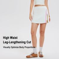 China Women Quick Dry Stretch Tennis Skort Slit Fake Two-Piece Anti-Exposure Outdoor Fitness Skirt for sale