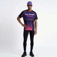 China Custom Quick Dry Mesh Cycling T Shirts Breathable Sports Running Tee Custom Logo OEM ODM for sale