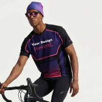 China Custom Quick Dry Mesh Cycling T Shirts Breathable Sports Running Tee Custom Logo OEM ODM for sale