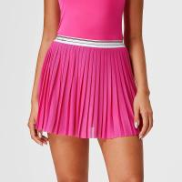 China Women High Waist Double Layer Mesh Pleated Tennis Skorts Quick Dry Liner Sports Skirt for Yoga Running Fitness for sale