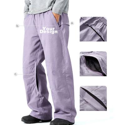 China Men's Sorona Quick Dry Hiking Pants, 100% Polyester Lightweight Outdoor Jogger Trousers, OEM Custom Logo & Private Label Service for sale