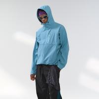 China Men Hooded Soft Shell Hiking Jacket, Windproof Water Repellent Fleece Lined Outdoor Coat, OEM Custom Logo & Private Label for sale