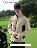 China Men's Lightweight Polyester Golf Jacket OEM Custom Sport Outerwear Item for sale