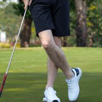 China Men's Breathable Stretch Golf Shorts for Spring Summer, Comfort Waistband Sport Bottoms Custom OEM Apparel for sale