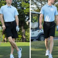 China Men's Breathable Stretch Golf Shorts for Spring Summer, Comfort Waistband Sport Bottoms Custom OEM Apparel for sale