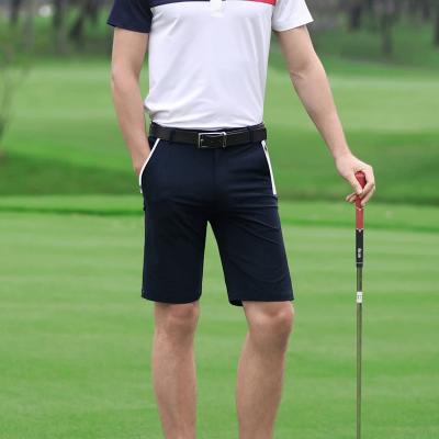 China Custom OEM Straight Fit Men Golf Shorts Quick Dry High Stretch Elastic Waist Breathable Sports Shorts for sale