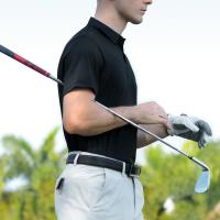 China Custom Logo Men's Golf Short Sleeve Polo Shirt YF778 Breathable Stretch Sport Golf T-Shirt for sale