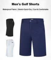 China OEM Custom New Golf Shorts For Men Summer Breathable Stretch Quick Dry Athletic Sports Golf Pants Apparel For Male for sale