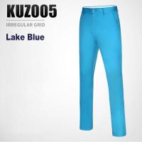 China Custom OEM Men's Breathable Quick Dry Golf Trousers, Elastic Comfort Straight Leg Thin Casual Sports Pants for sale