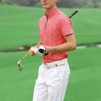 China Men's Quick Dry Golf T-Shirt Custom Logo 92% Polyester 8% Spandex Short Sleeve Athletic Golf Top for Outdoor Sports for sale