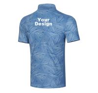 China Men's Quick Dry Golf T-Shirt Custom Logo 92% Polyester 8% Spandex Short Sleeve Athletic Golf Top for Outdoor Sports for sale