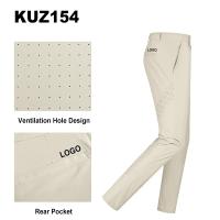 China OEM Custom Men's Stretch Breathable Golf Long Pants Comfort Sports Trousers for sale