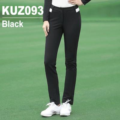 China Women Elastic Slim Fit Golf Pants Custom OEM Casual Sports Long Trousers for sale