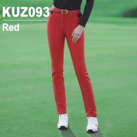 China Women Elastic Slim Fit Golf Pants Custom OEM Casual Sports Long Trousers for sale