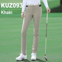 China Women Elastic Slim Fit Golf Pants Custom OEM Casual Sports Long Trousers for sale