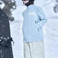 China Unisex Polar Fleece Zip Up Mid Layer Jacket for Ski Outdoor for sale