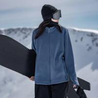 China Custom OEM Polar Fleece Ski Liner Jacket Unisex Thermal Warm Outdoor Mid Layer Inner Top For Men Women for sale