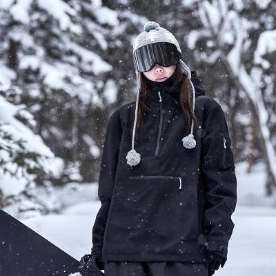 China Custom OEM 3L Waterproof Windproof Snowboard Ski Hoodie Winter Couple Ski Jacket for sale