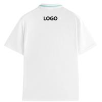 China Men's Customized Embroidered 100% Cotton Polo Shirt Solid Color Short Sleeved Workwear Printed for Golf for sale
