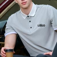 China Customized Logo Men's for Shirt Breathable Knitted Solid Fringe Embroidered Silk Screen Printed Short Sleeve XL Golf Sports for sale