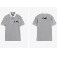 China Customized Logo Men's for Shirt Breathable Knitted Solid Fringe Embroidered Silk Screen Printed Short Sleeve XL Golf Sports for sale