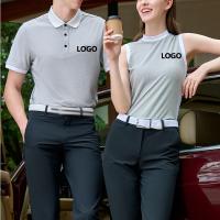 China Customized Logo Men's for Shirt Breathable Knitted Solid Fringe Embroidered Silk Screen Printed Short Sleeve XL Golf Sports for sale