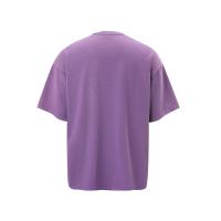 China Wholesale 100% Pure Cotton T-Shirt Washed Blank O-Neck Half-Sleeve Square Oversized 250 Grams Heavy Boxy Fit Loose Vintage Style for sale