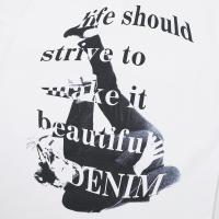 China Men's Hip Hop Style Skateboard T-Shirt Fashion Oversized Solid Pattern 100% 230g Heavy Cotton Breathable Eco-friendly Digital for sale