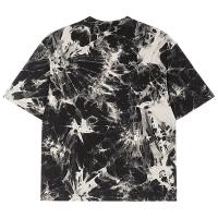 China Customized High-quality Breathable Sporty Oversized Knitted Pure Cotton Men's Summer Short-sleeved T-shirt with Blank Design for sale