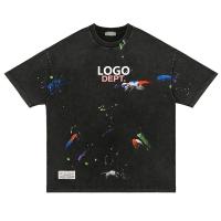 China 2024 Vintage Regular Fit Men's T-Shirt Digital Printed Street Fashion New 100% Cotton Knitted Eco-friendly Heavyweight Quick Dry for sale