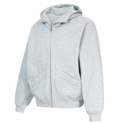China Unisex Polyester/Cotton Fleece 3D Zipper-Up Oversized Hoodie-Thick Comfortable Stylish Windproof Breathable Winter ODM Fashion for sale
