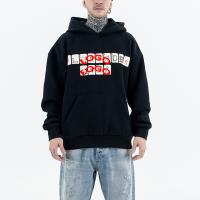 China Chinese Clothing Manufacturer's New Casual Regular Fit Men's Winter Hoodie with 3D Embroidery and Mahjong Print Sportswear for sale