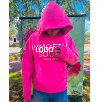 China Custom Men Hoodies 3D Rhinestone Winter Streetwear Printed Vintage Designer Clothes 100% Cotton Oversized for sale