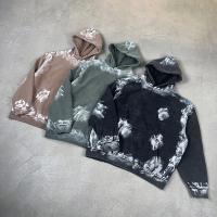 China Unisex Heavyweight Winter Hiphop Style Oversized Hoodie Casual Retro Couple Design Custom Digital Vintage Black Mens Coat for sale