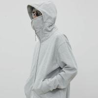 China Factory Balaklava Hoodie Mask Double Layer Thick High Quality Breathable Windproof Oversized Winter Customized Logo Hoodie for sale