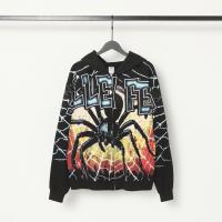 China Custom Men Hoodies 100% Cotton Heavyweight Acid Wash High-End Quality Zipper Design Loose Fit Autumn Winter Fleece ODM Supply for sale
