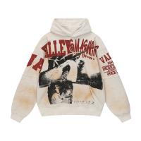 China Men's High Quality Classic Winter Hoodie Stone Washed Pure Cotton Heat Transfer Printing Zipper American Retro Leisure Style for sale