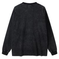 China Men's Vintage Crewneck Sweatshirts Custom Embroidered Oversized Hoodies Solid Pattern Warm Casual Wear Cool 100% Cotton Knitted for sale