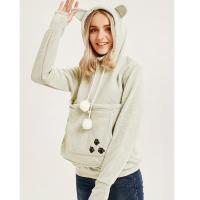 China Embroidered 3D Cat Hoodie with Kangaroo Pocket Autumn Pet Cat Owner Design ODM Supply 100% Polyester Windproof for sale