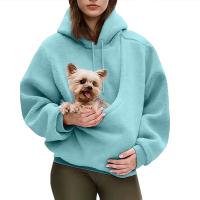 China OEM/ODM Wholesale Couple Pet Cat & Dog Bag Hoodie with 3D Embroidery Cartoon Design Winter Fashionable Warm Breathable Windproof for sale