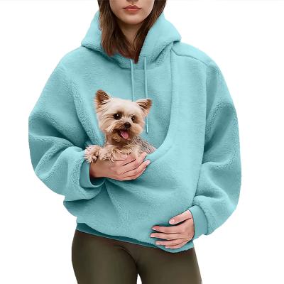 China OEM/ODM Wholesale Couple Pet Cat & Dog Bag Hoodie with 3D Embroidery Cartoon Design Winter Fashionable Warm Breathable Windproof for sale