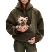 China OEM/ODM Wholesale Couple Pet Cat & Dog Bag Hoodie with 3D Embroidery Cartoon Design Winter Fashionable Warm Breathable Windproof for sale
