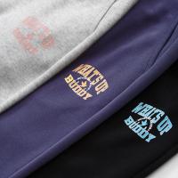 China Customized Heavy-duty 320g Knitted Brushed Double-sided Breathable College Printed Men's Sporty Set 2026 Spring/summer Hoodie for sale