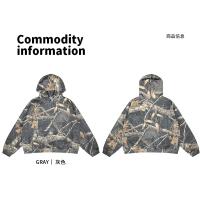 China Support Customized 500GMS Autumn Winter 100% Cotton Vintage Fleece Washed Jersey Oversized Hoodie Full Printed Branches for sale