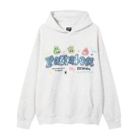 China Unisex Autumn Oversized Sparkly Sequin Hoodie Black Glitter Sweatshirt with 3D Embroidery Cartoon Bead Embroidery ODM Supply for sale