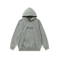 China Black Acid Washed Washed Vintage Oversized Unisex Polyester/Cotton Fleece Pullover Hoodie Winter Pocket Windproof Breathable for sale