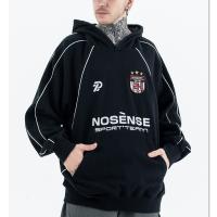 China Support Customized Unisex 2025 Autumn Winter Football Club Sports Hooded Sweatshirt Knitted Hoodie Embroidered Oversized for sale
