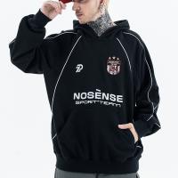 China Support Customized Unisex 2025 Autumn Winter Football Club Sports Hooded Sweatshirt Knitted Hoodie Embroidered Oversized for sale