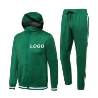 China Manufacturer Custom Men's Outdoor Casual Fall Jacket Coat Hood Fashionable Basketball Sportswear Outerwear Set for Autumn Season for sale