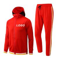 China Manufacturer Custom Men's Outdoor Casual Fall Jacket Coat Hood Fashionable Basketball Sportswear Outerwear Set for Autumn Season for sale